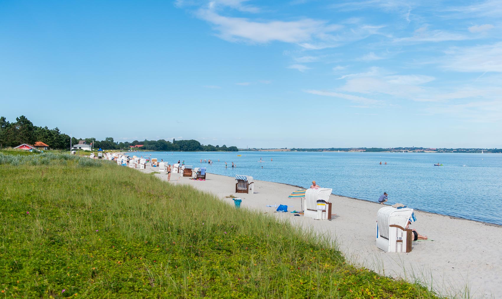 Glücksburg Strand in Holnis: SH-Tourismus